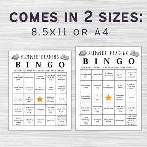 Summer Reading Bingo: Fun Reading Challenge for Kids (digital Download ...