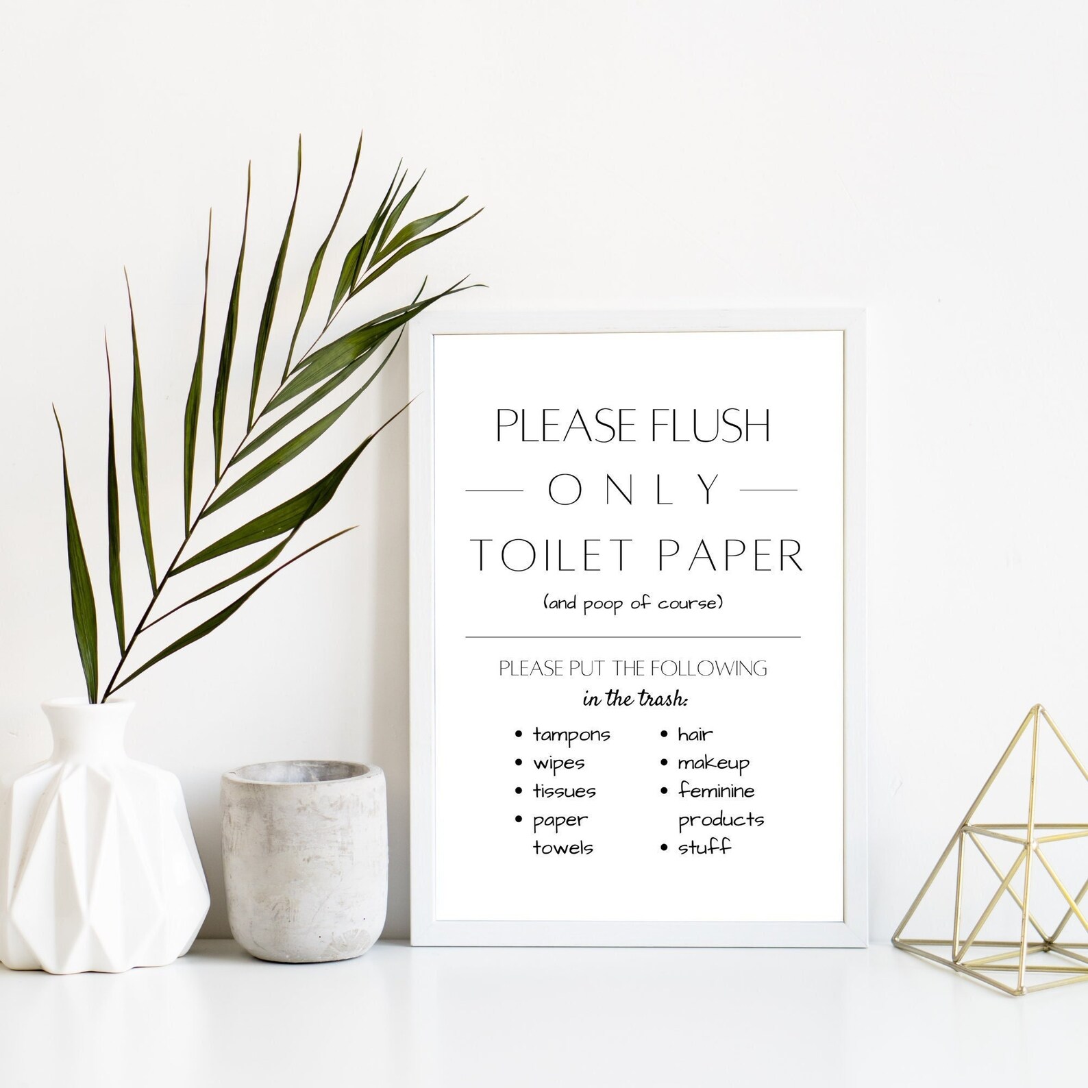 Septic System Bathroom Sign: Airbnb Host Printable (PDF) - Etsy