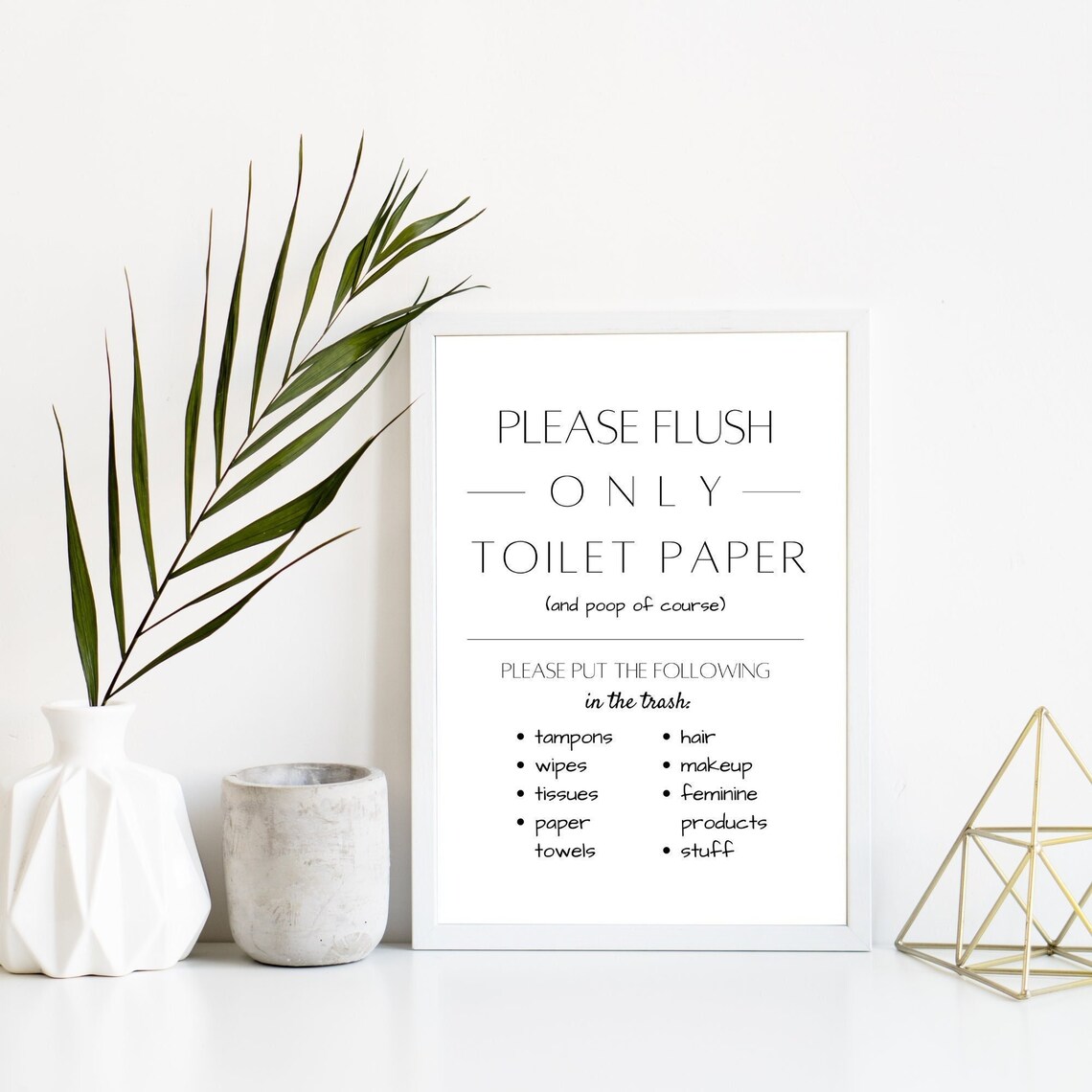 Septic System Bathroom Sign: Airbnb Host Printable (PDF) - Etsy