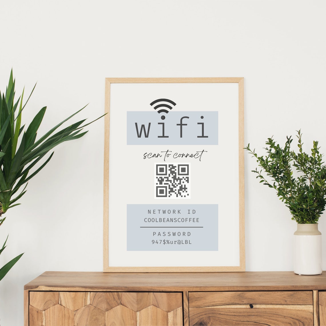 Wifi QR Code Sign Editable Wi-fi Template 1 Page Sign for - Etsy Wifi QR Code Sign Editable Wi-fi Template 1 Page Sign for - Etsy