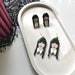 Wednesday Earrings| Addams Halloween Earrings | Halloween ...