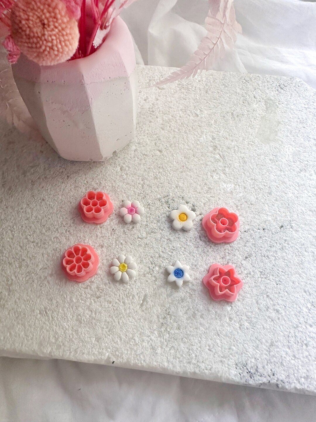 Mini Daisy Floral Polymer Clay Cutters / Sharp Cutter for Polymer Clay ...
