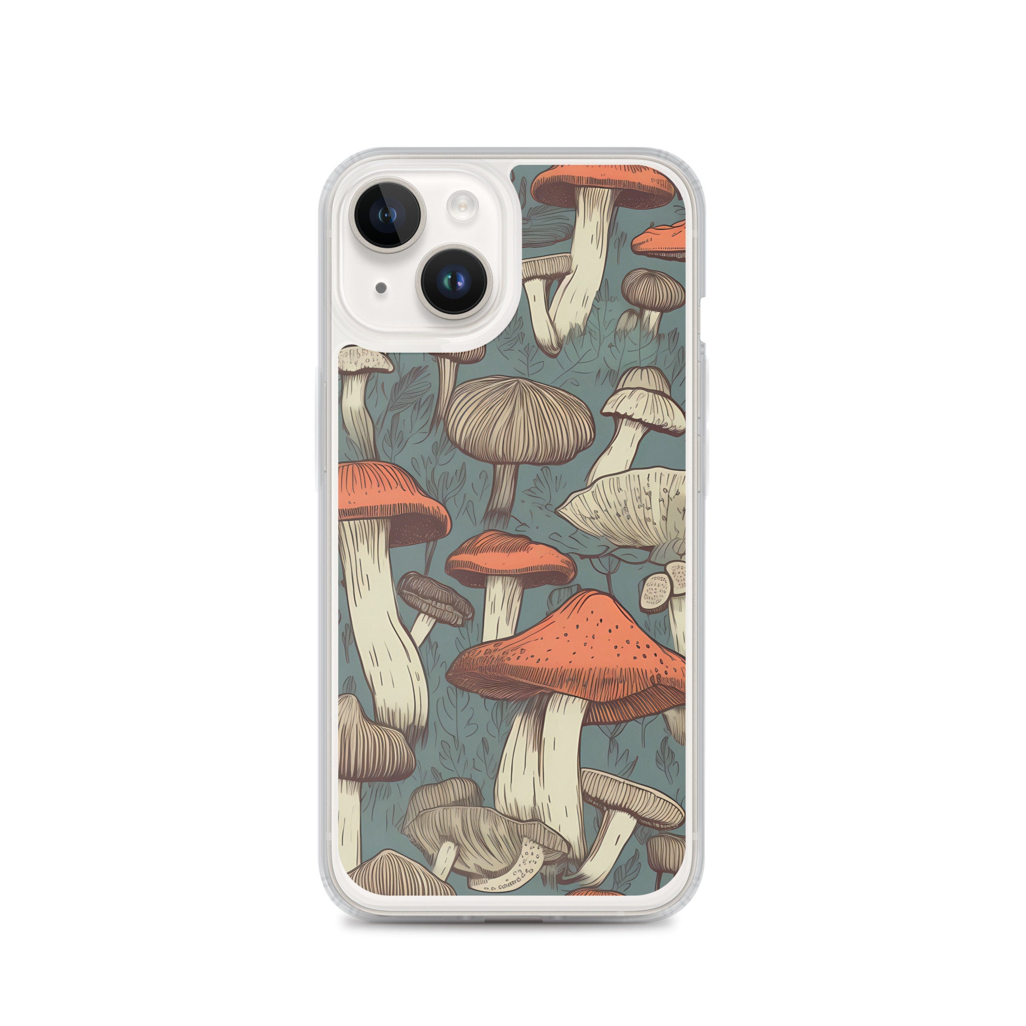 Mushrooms Digital Paper, Mushroom Seamless Pattern, Mushroom Prints ...