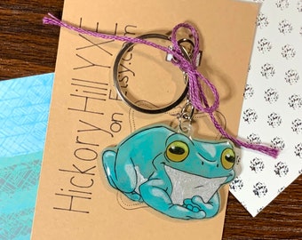 Tree Frog Keychain - Etsy