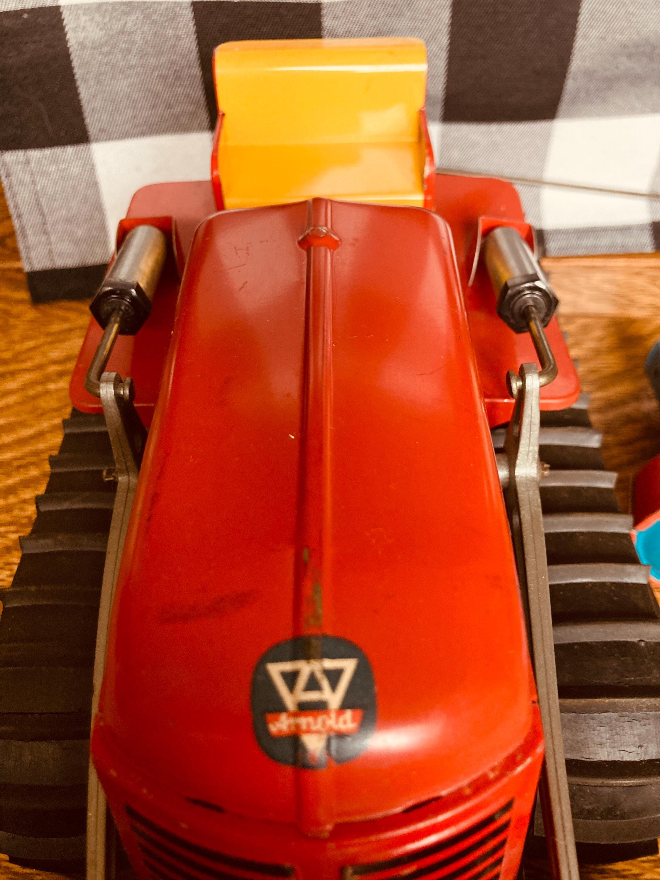 Arnold Tin Plate 'goliath' Toy Bull Dozer With Hand Controller - Etsy