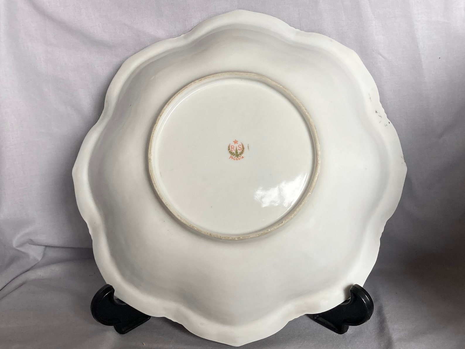 RS Prussia Red Mark Porcelain Bowl With Swans - Etsy