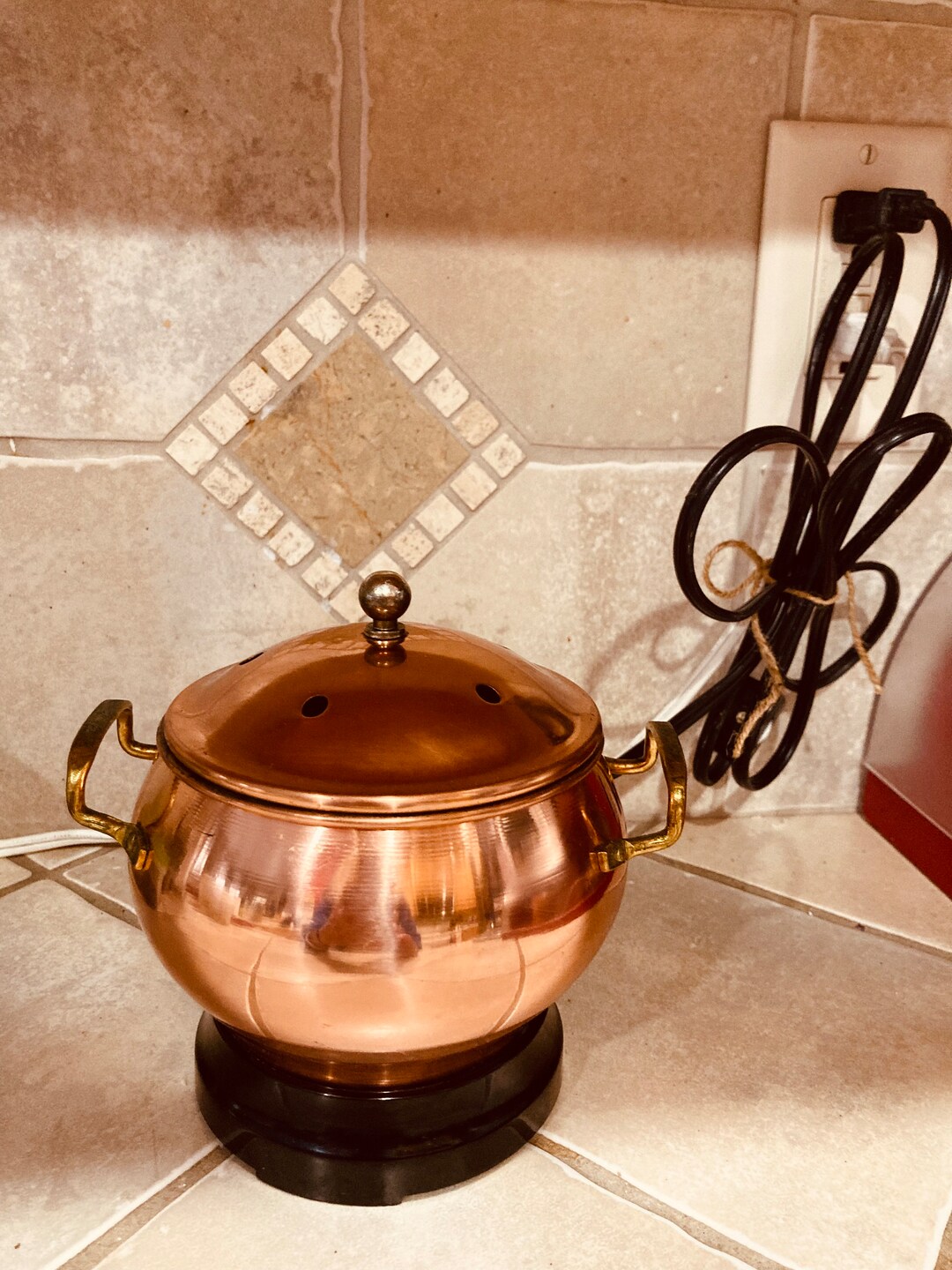 Vintage Copper Electric deodorizer - Etsy