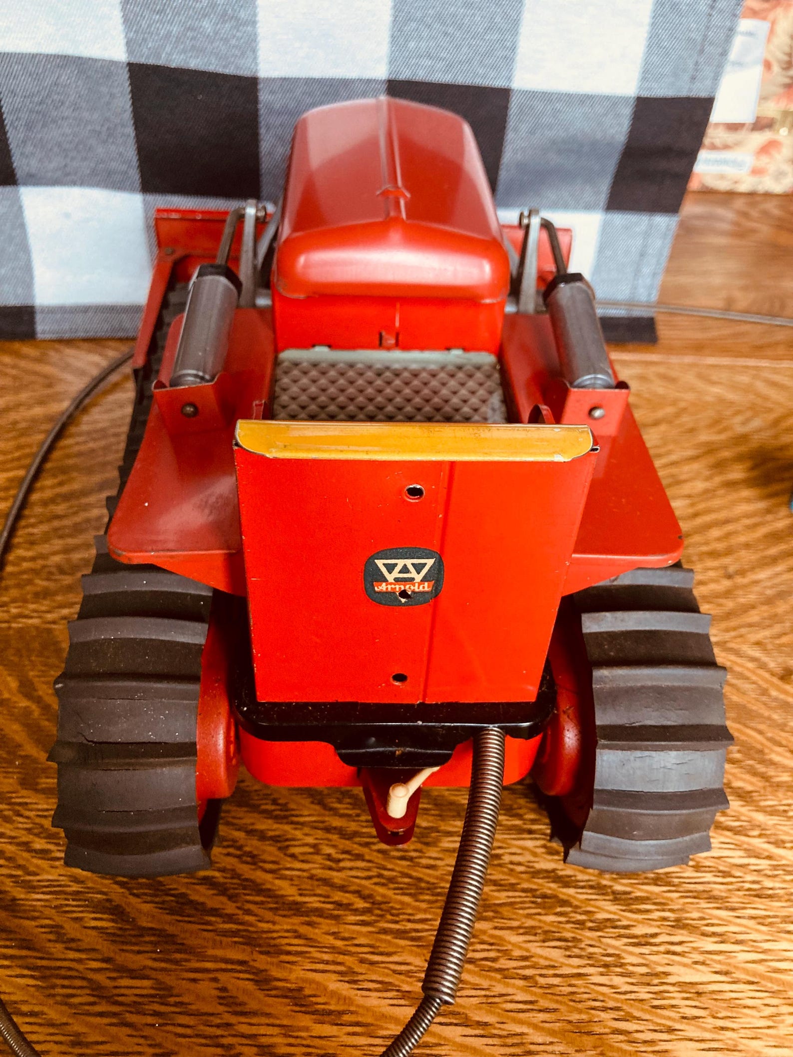 Arnold Tin Plate 'goliath' Toy Bull Dozer With Hand Controller - Etsy
