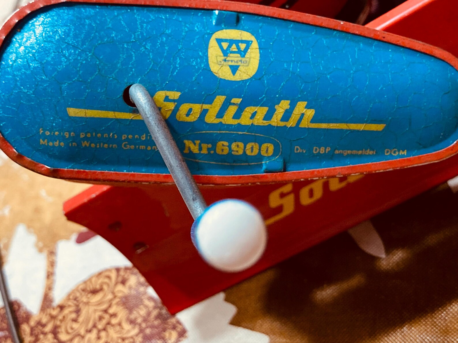 Arnold Tin Plate 'goliath' Toy Bull Dozer With Hand Controller - Etsy