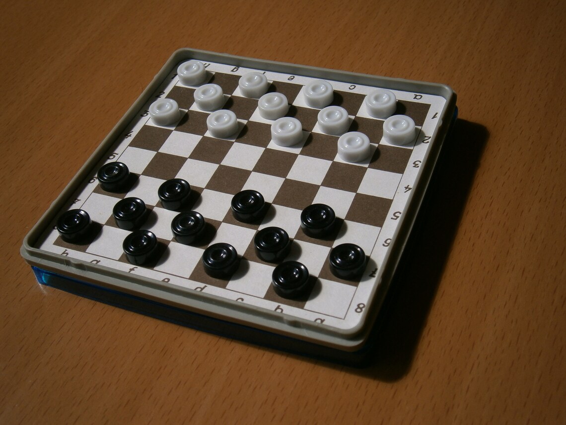 Vintage Mini Checkers / Pocket Checkers / Vintage Magnetic - Etsy