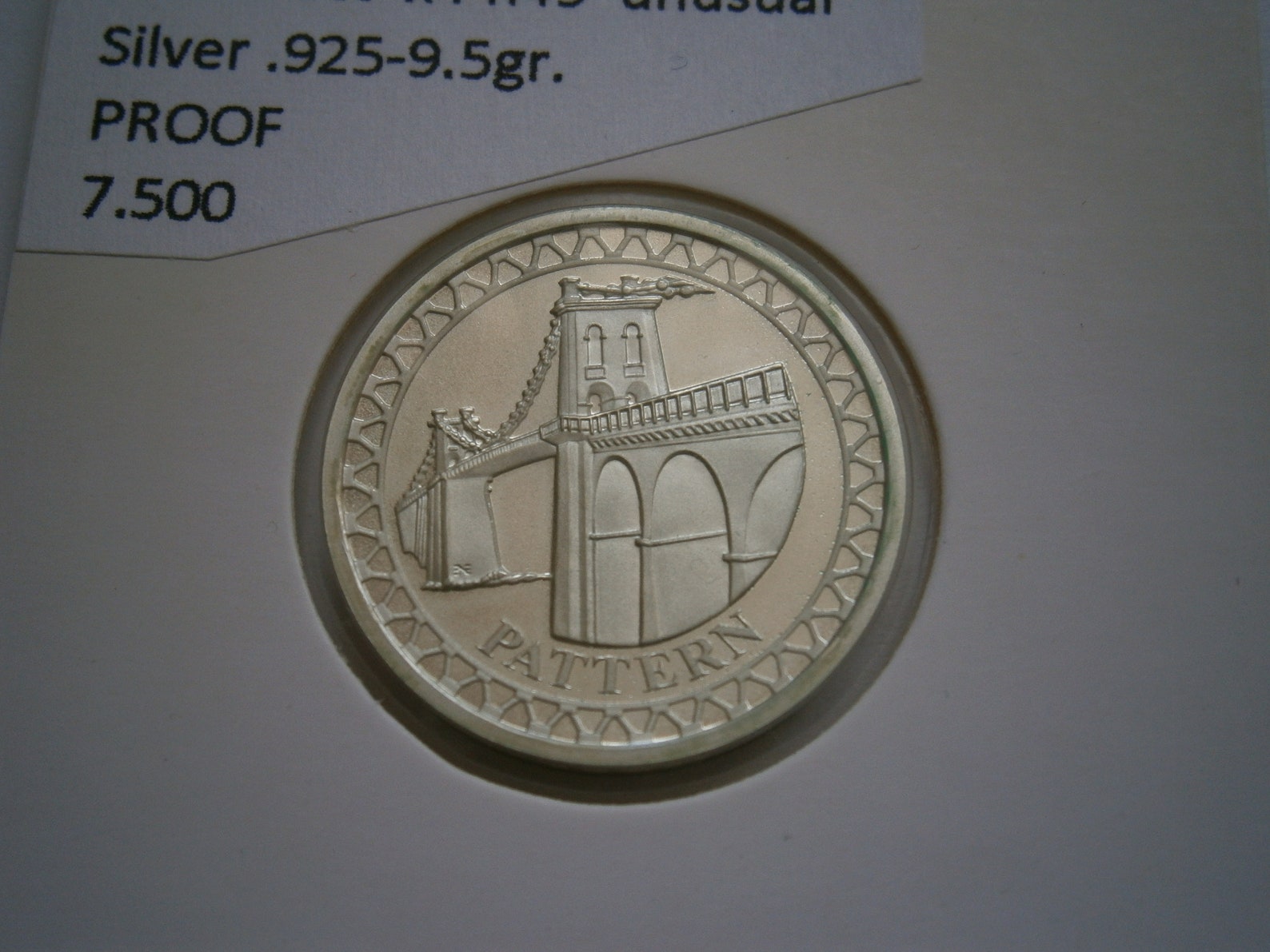 Exclusive Test Coin One Pound Sterling Silver 2003 Royal Mint - Etsy