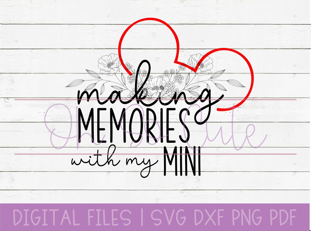 Making Mems With My Mini DIGITAL DOWNLOAD Svg, Dxf, Png, Pdf - Etsy