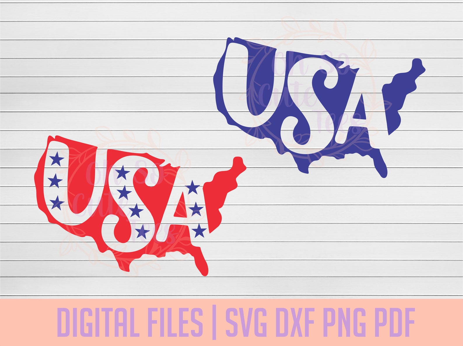 USA, Fourth of July, United States of America DIGITAL DOWNLOAD Svg, Dxf ...