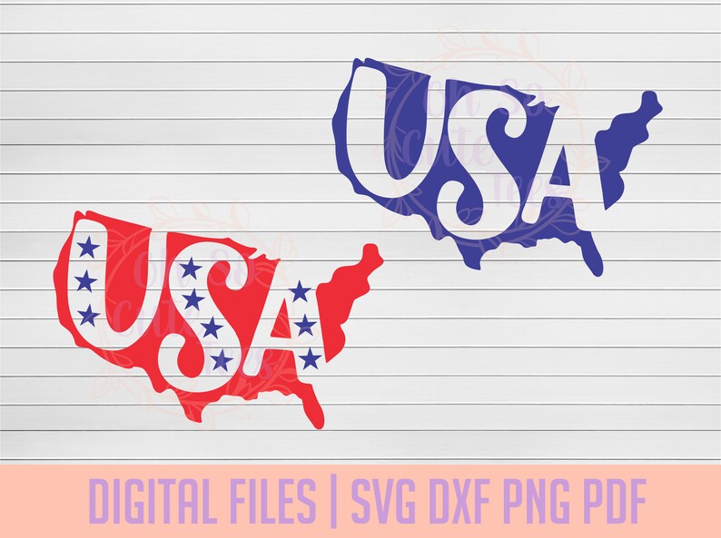 USA, Fourth of July, United States of America DIGITAL DOWNLOAD Svg, Dxf ...
