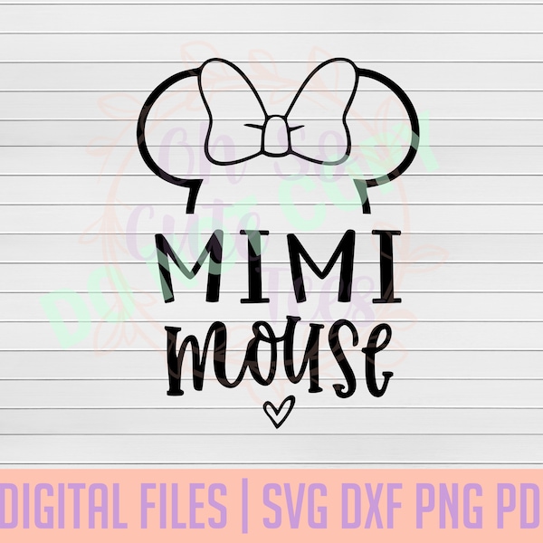 Mickey Mouse Mimi Png - Etsy