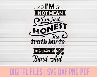 Truth Hurts Svg - Etsy