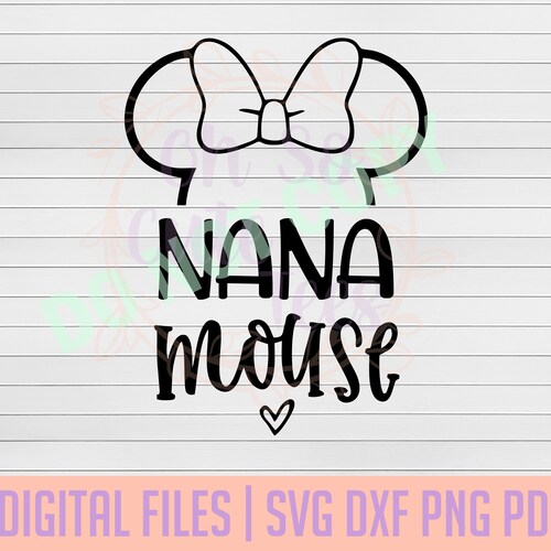 Papa Mouse DIGITAL DOWNLOAD Svg Dxf Png Pdf - Etsy
