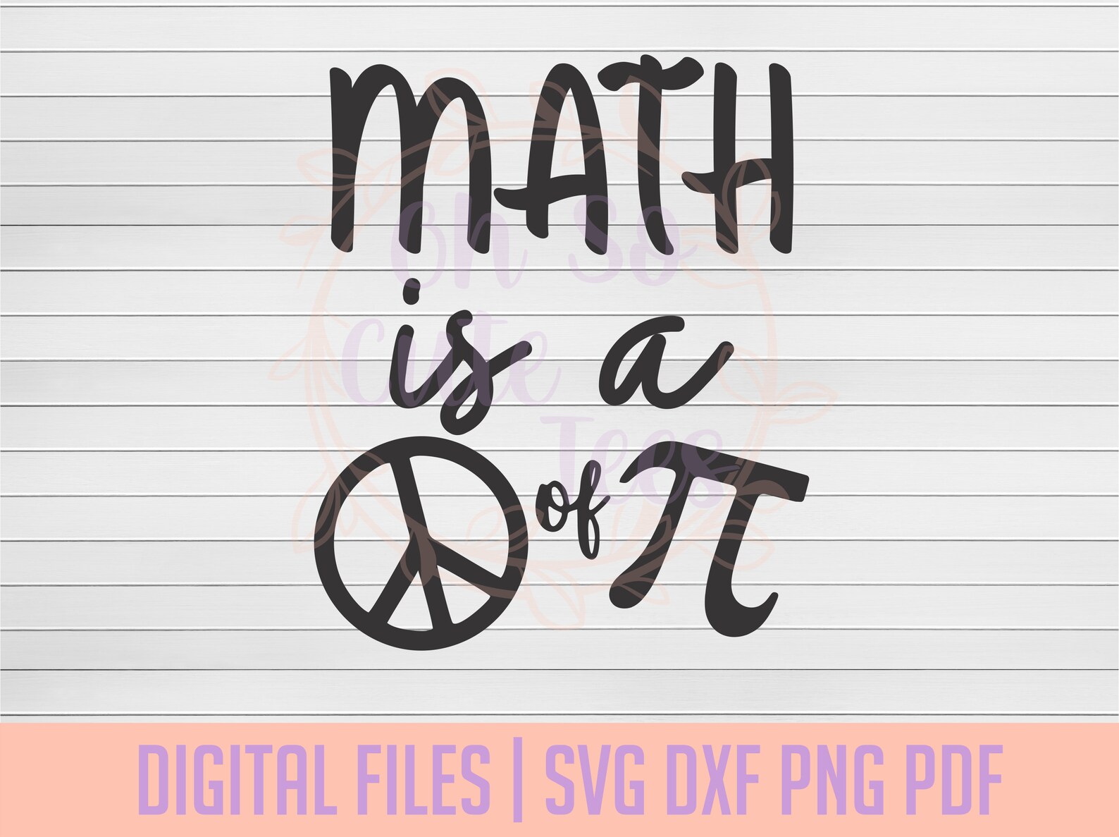 Math is a Piece of Pie DIGITAL DOWNLOAD Svg Dxf Png Pdf - Etsy