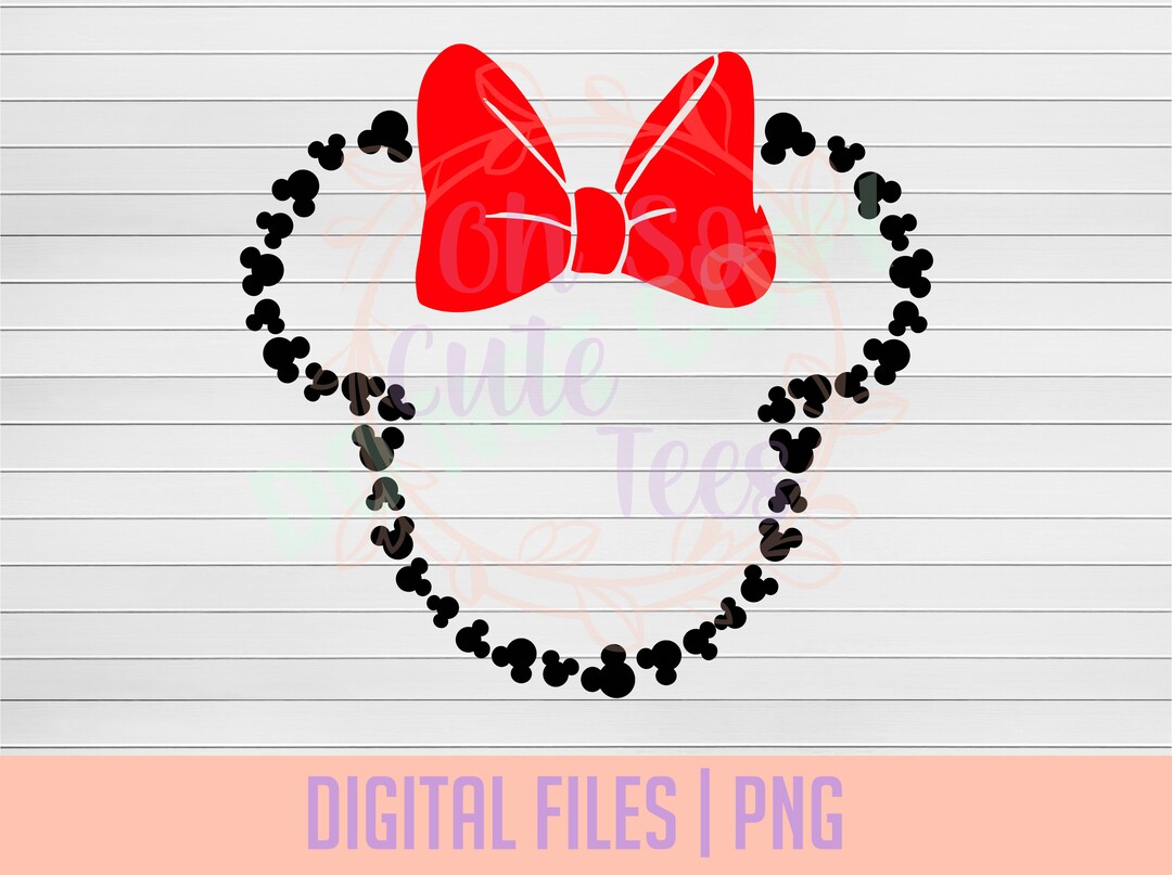 Minnie Head DIGITAL DOWNLOAD Svg, Dxf, Png, Pdf - Etsy