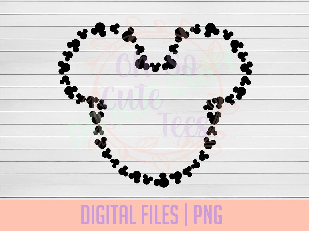 Mickey Head DIGITAL DOWNLOAD Svg, Dxf, Png, Pdf - Etsy