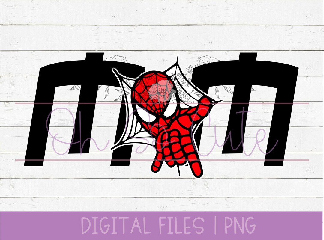 Spider Man, MOM, Digital Download PNG - Etsy