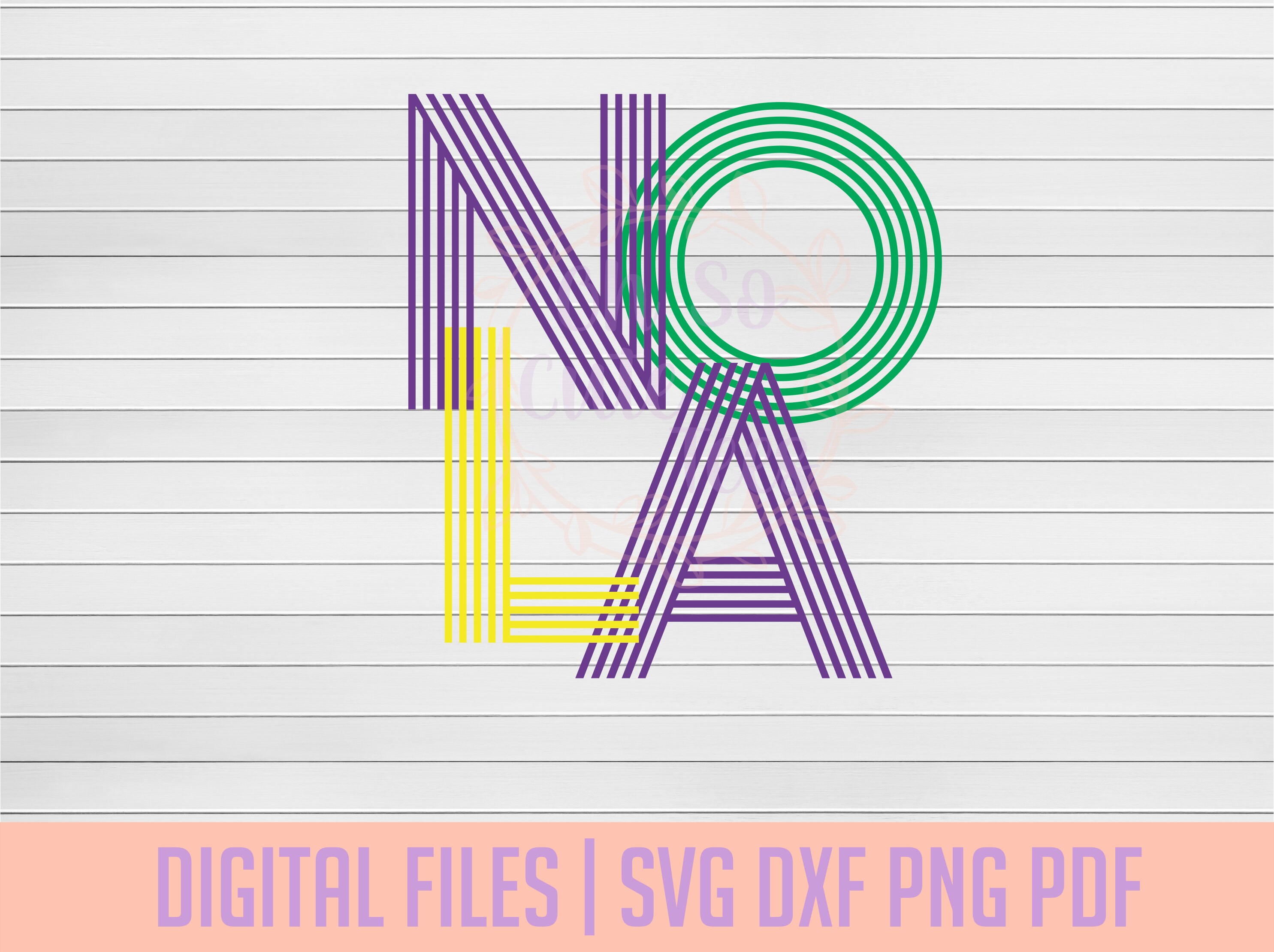 NOLA DIGITAL DOWNLOAD Svg, Dxf, Png, Pdf - Etsy