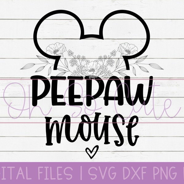Peepaw Png File - Etsy