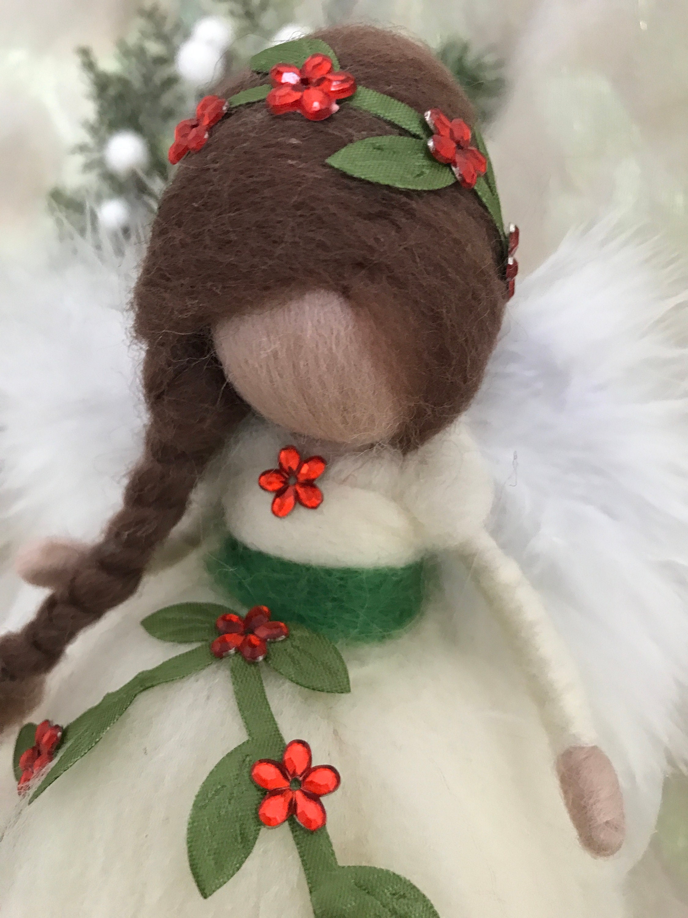 Small Angel Christmas Tree Topper. - Etsy