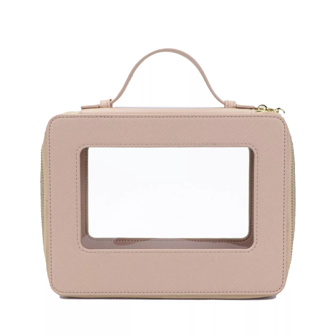 Customized Letters Colorful Saffiano Portable Cosmetic Case - Etsy