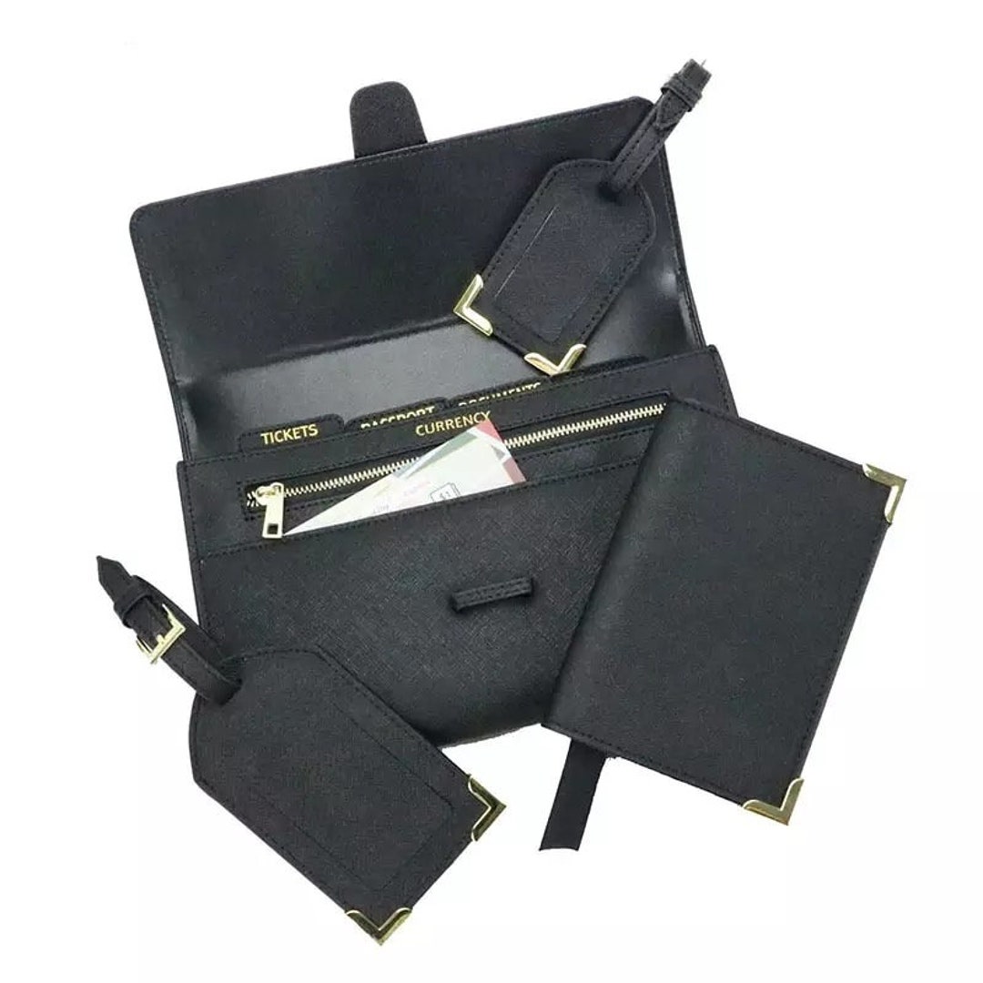 Personalized Travel Set, Customized Wallet, Passport Cover, Luggage ...