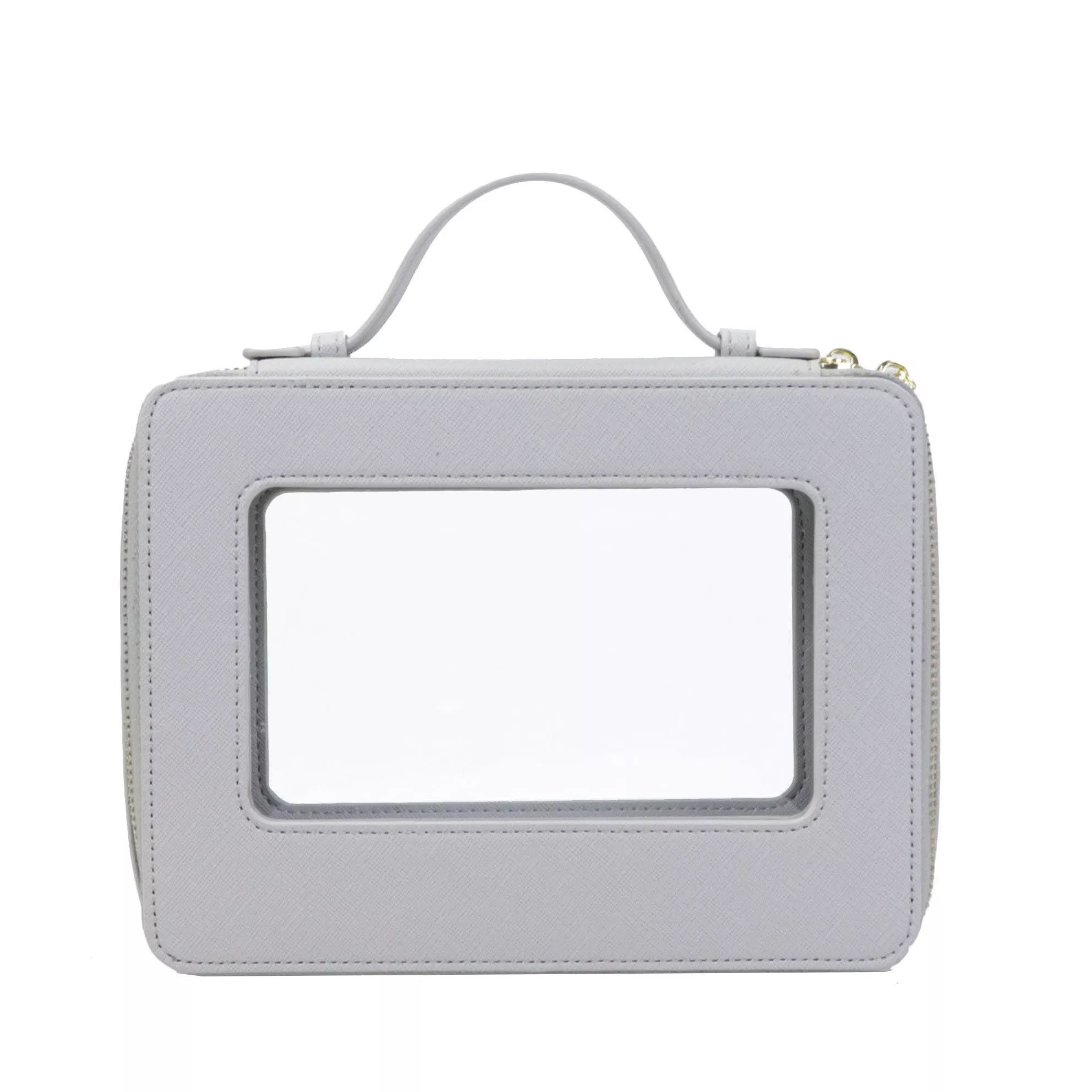 Customized Letters Colorful Saffiano Portable Cosmetic Case Travel ...