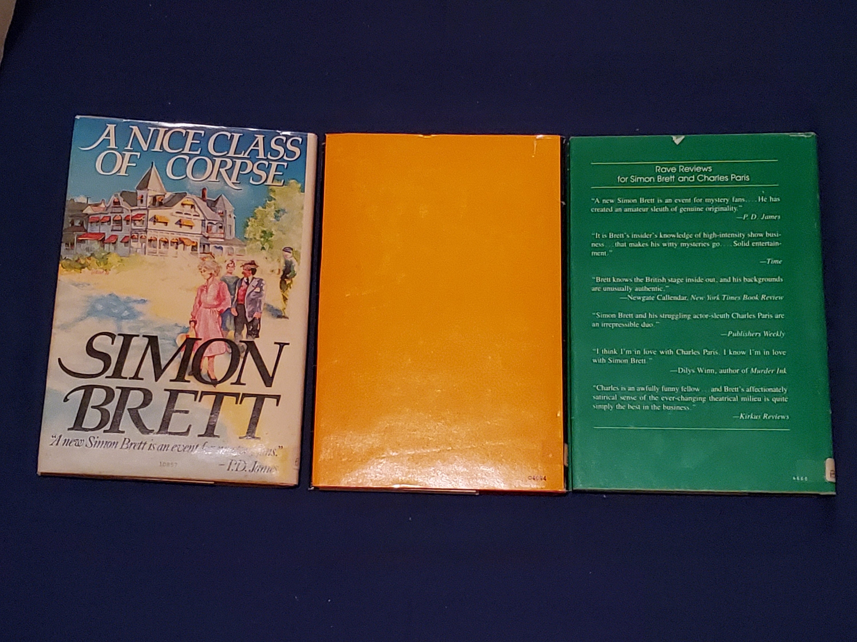 Lot of 3 Simon Brett Books, a Shock to the System, A Nice Class of ...