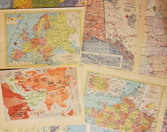 Hammond World Map - Etsy