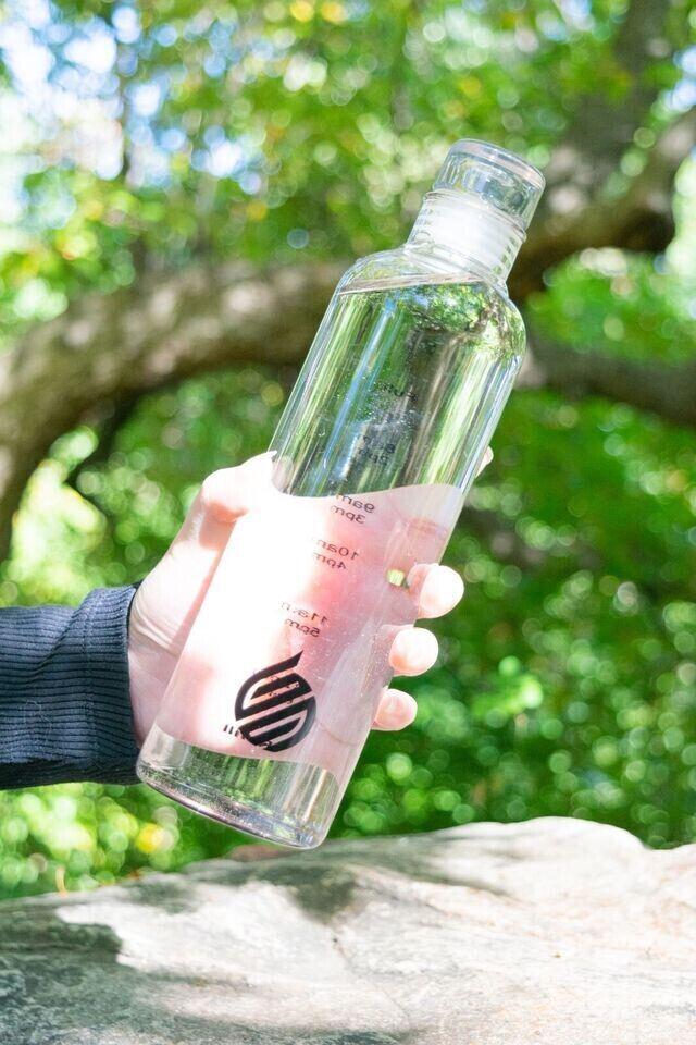 Glass Water Bottle With Time Marker - Etsy