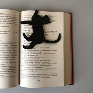 Cat Steel Bookmark for Book, Metal Bookmark, Laser Cut Metal Bookmark ...