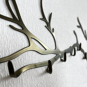 Metal Tree Wall Coat Rack, Decorative Clothing Hanger, Branch Wall ...