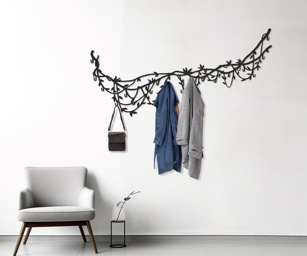 Tree Coat Rack, Mudroom Furniture, Branch Wall Decor, Coat Hooks for ...