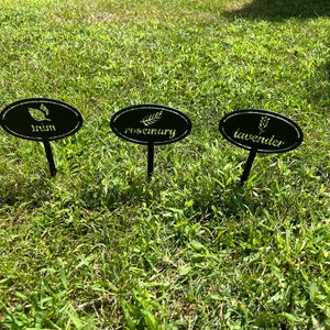 Plant Stainless Steel Markers, Garden Plant Markers, Custom Plant ...