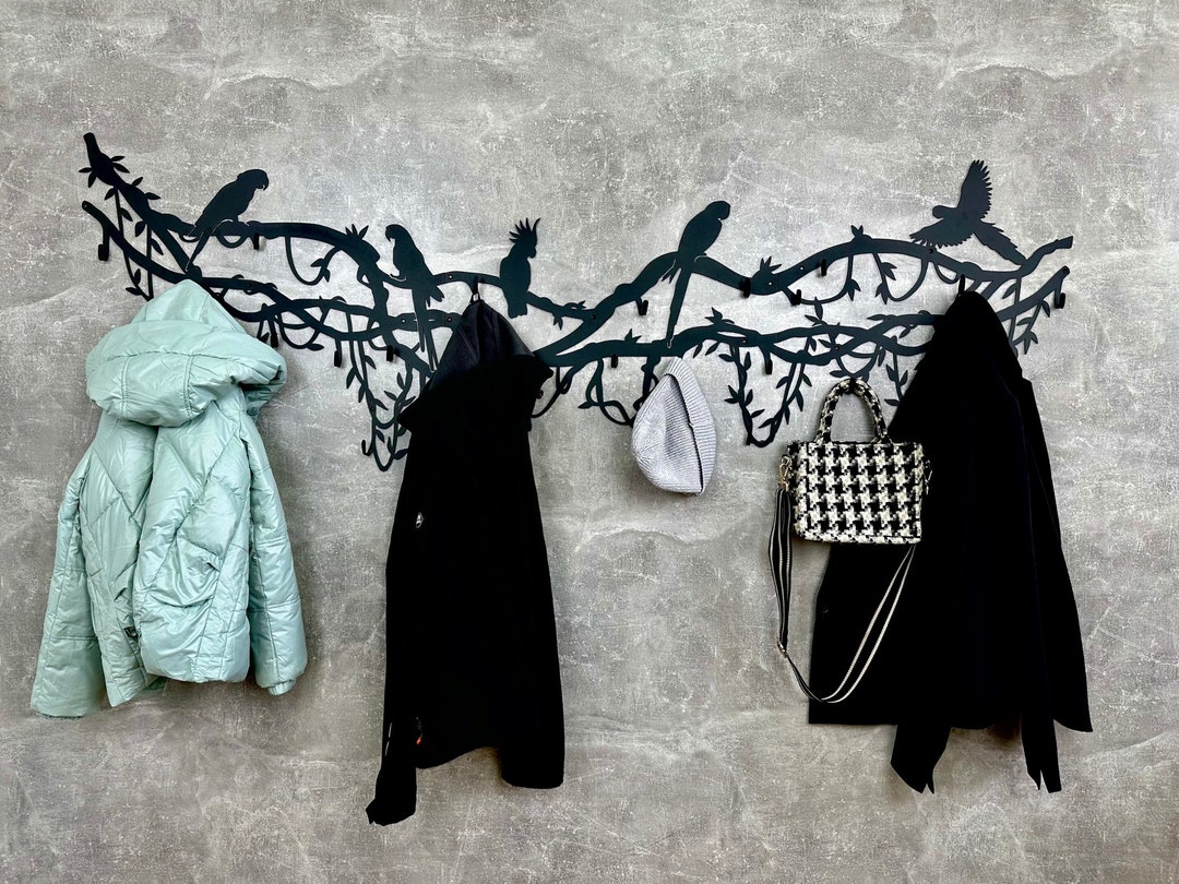 Bird Coat Rack, Coat Hanger, Beach House Decor, Coat Hanger Wall Mount ...