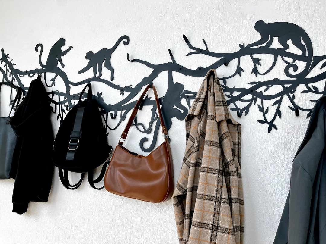 Animal Coat Rack, Jungle Decor, Coat Hanger, Coat Hook, Coat Hanger ...