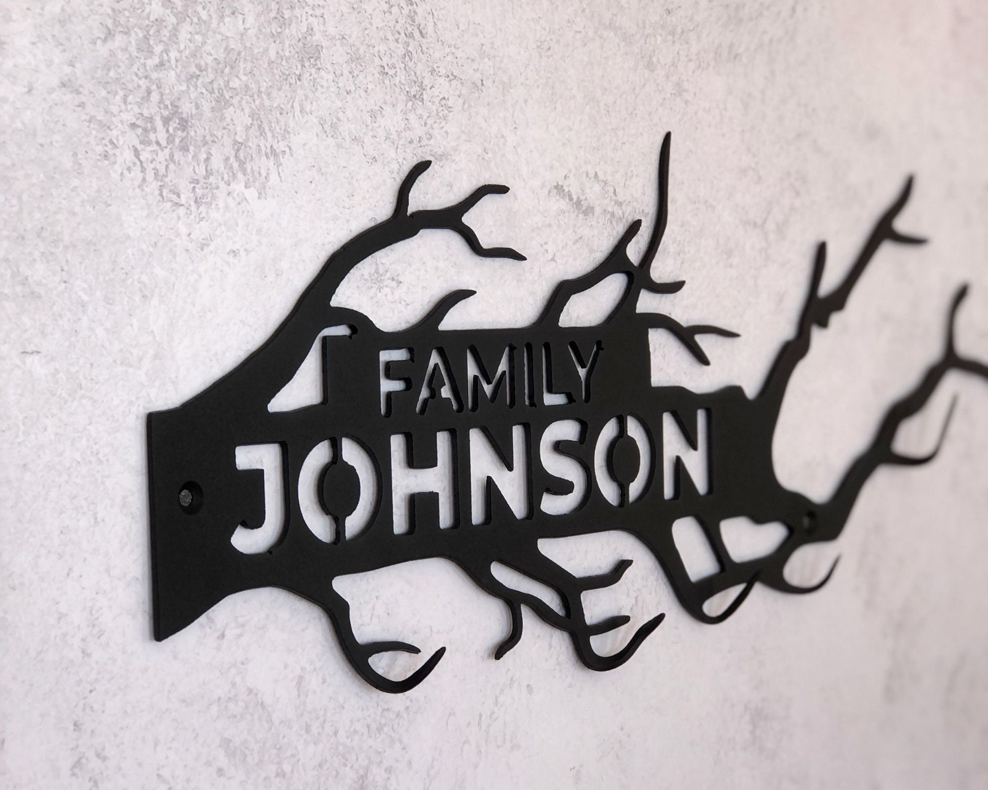 Custom Coat Rack Wall Clothes Hanger Personalized Wall - Etsy