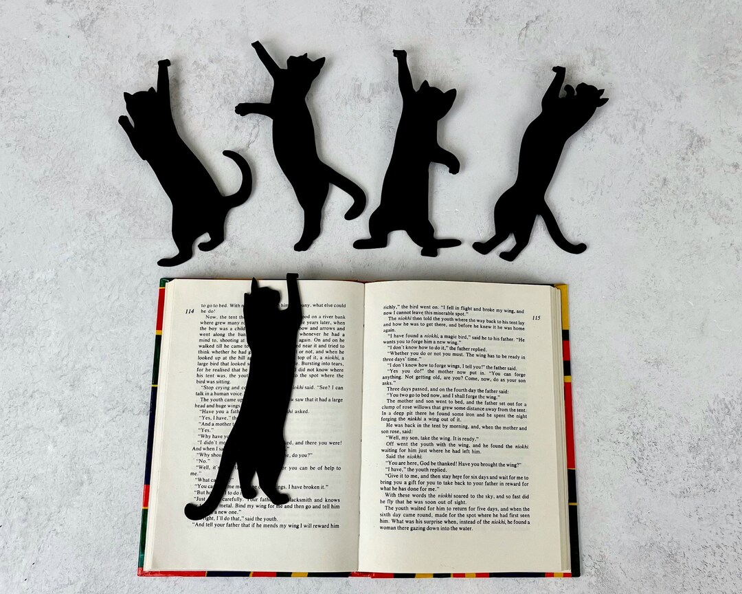 The Set of Metal Bookmark, Steel Bookmark, Gift for a Book Lovers, Cute ...