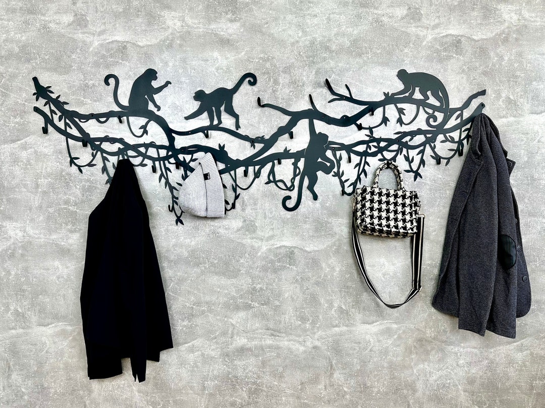 Coat Rack Tree, Animal Coat Rack, Wall Mount Coat Rack, Coat Hook, Wall ...
