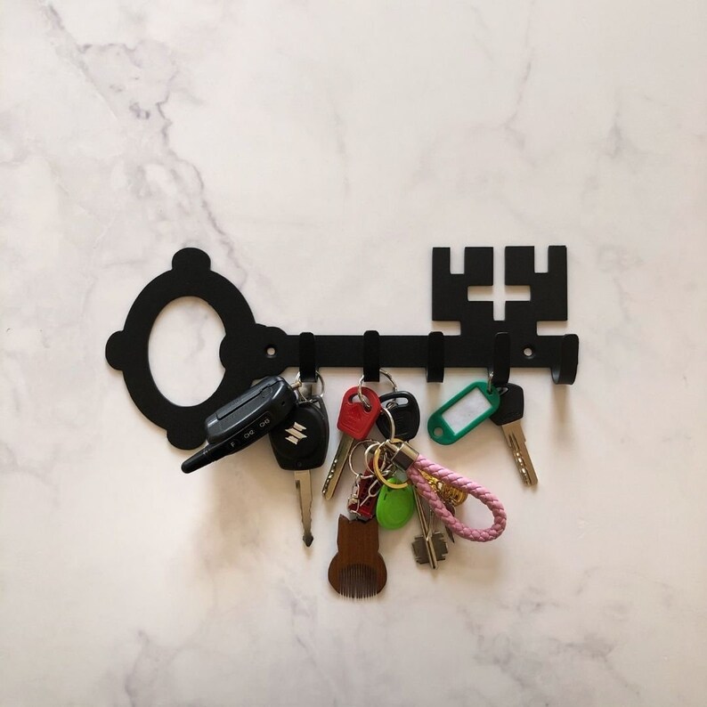 Keys Key Steel Holder Key Rack Wall Key Holder Key Metal - Etsy