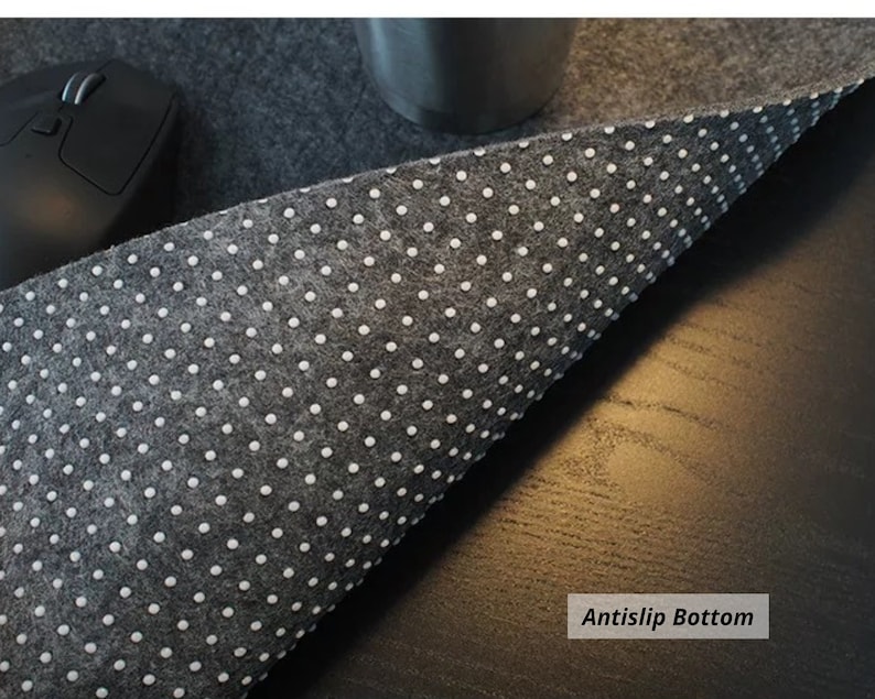 Custom Felt Desk Mat: Large Mouse Pad With Wrist Rest,large Mouse Pad ...