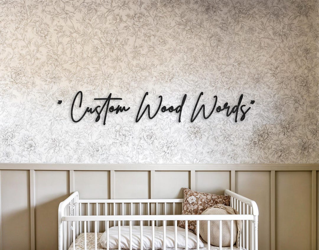 Custom Lasercut Wood Words, Custom Wall Quotes, Wood Backdrop, Wood ...