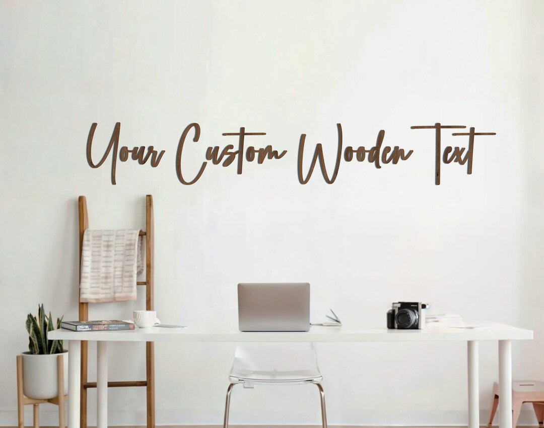 Custom Lasercut Wood Words, Custom Wall Quotes, Wood Backdrop, Wood ...