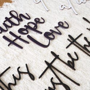Custom Wood Words & Letters, Custom Wall Quotes, Wood Backdrop, Wood ...