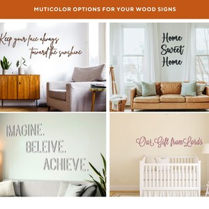 Custom Wood Words & Letters, Custom Wall Quotes, Wood Backdrop, Wood ...