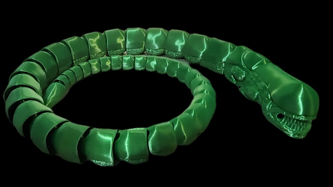 Flexi Alien Chestburster 3D Printed Articulated Fidget Toy - Etsy